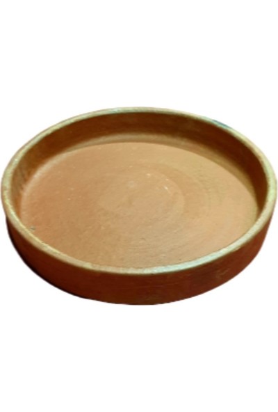 Renklidükkan El Yapımı Toprak Çömlek Tepsi Güveç