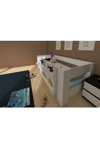 Nevramo Mdf Montessori Karyola 90X190 Yatağa Uyumlu Klas 3 Nevramo Mdf Montessori Karyola 90X190 Yatağa Uyumlu Klas 3