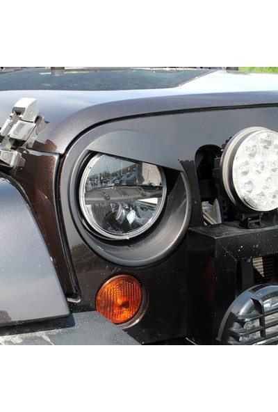 Jeep Wrangler Rubicon Jk Kızgın Far Çerçevesi Seti Sağ-Sol Jeep Wrangler Rubicon Jk Kızgın Far Çerçevesi Seti Sağ-Sol