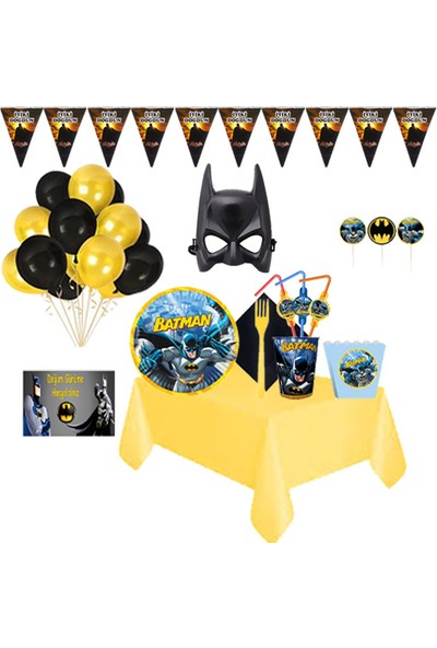 Partylandtr Batman 16 Kişilik Doğum Günü Parti Seti Partylandtr Batman 16 Kişilik Doğum Günü Parti Seti