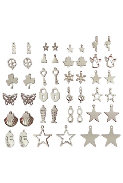 Subu Takı Nikel Renk Takı Ucu Takı Pulu Takı Malzemesi 50'li Subu Takı Nikel Renk Takı Ucu Takı Pulu Takı Malzemesi 50'li