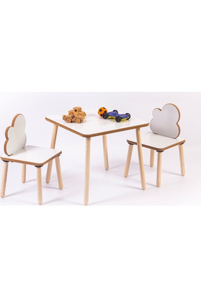 Hesawood Bulut Aktivite Masa Sandalye Takımı Hesawood Bulut Aktivite Masa Sandalye Takımı