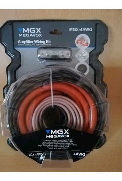 Megavox - 4ga Kalın -Bakır Oranı Yuksek- Prof Set Kablosu Megavox - 4ga Kalın -Bakır Oranı Yuksek- Prof Set Kablosu