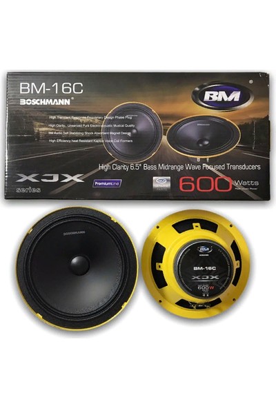 Bm Audio BM16C-600 WATT-16CM Midrange Hoparlör-2 Adet Bm Audio BM16C-600 WATT-16CM Midrange Hoparlör-2 Adet