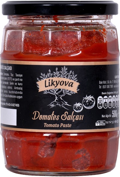 Likyova Domates Salçası 0.5 kg