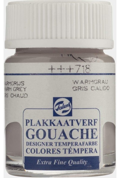 Talens Guaj Boya 16 ml Warm Grey - Sıcak Gri 718