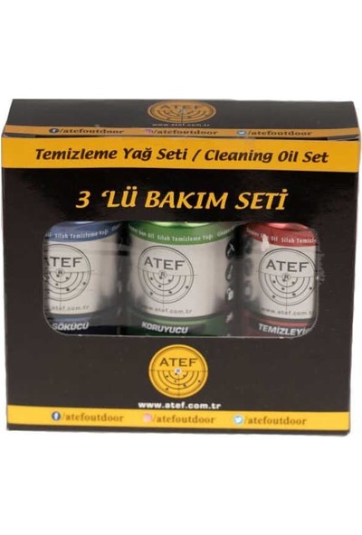 Atef 3' Lü Bakım Seti