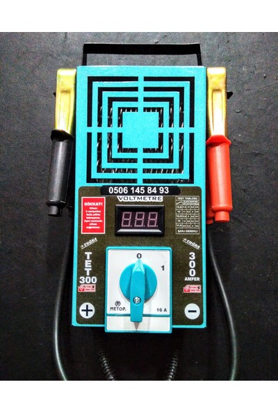 Öztürk 6-12-24 Volt 300 Amper Akü Test Cihazı