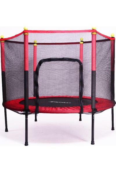 Leyaton Fileli Büyük Boy Trambolin 140 cm Çap Kırmızı Leyaton Fileli Büyük Boy Trambolin 140 cm Çap Kırmızı