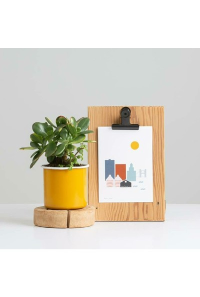 Hüma Ahşap Mandallı Fotoğraf Resim Çerçevesi (Masa Üstü ve Duvara Monte)