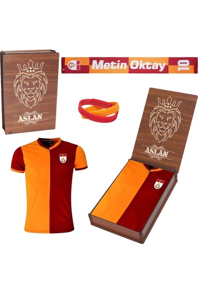Galatasaray Metin Oktay Forma Hediyelik Ahşap Kutulu Set Galatasaray Metin Oktay Forma Hediyelik Ahşap Kutulu Set