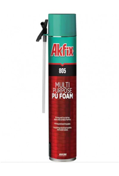 Akfix 806 Poliuretan Kapı Pencere Köpüğü 750ML