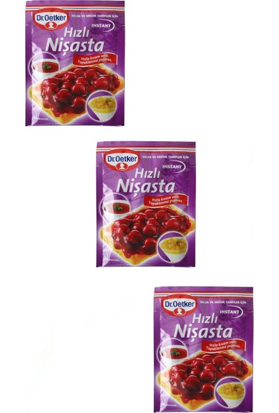 Dr Oetker Hızlı Nişasta 10 gr x 3 Lü