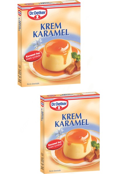 Dr Oetker Krem Karamel 105 gr x 2