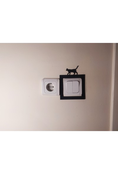 Özgür Sanat Atölyesi Dekoratif Priz Çerçevesi 1.kalite Metalden Üretilmiştir.(04)