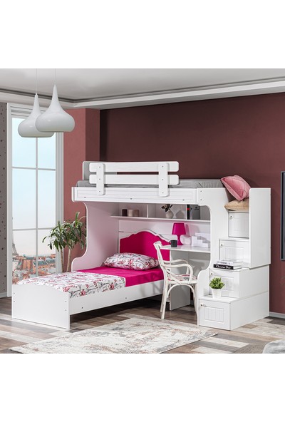 Setay Ranza Su Mdf Ranza Karyola Çalışma Masası