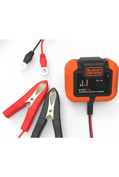 Black Decker BLACK+DECKER BXA21 6V/12V 72A Akıllı Akü Şarj ve Akü Bakım Cihazı
