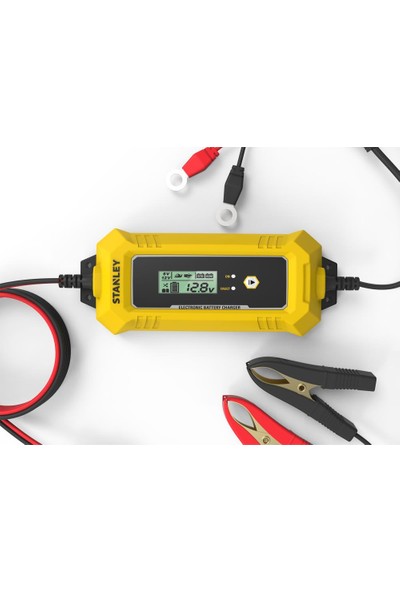 STANLEY SXA25 6V/12 120A Dijital Akıllı Akü Şarj ve Akü Bakım Cihazı STANLEY SXA25 6V/12 120A Dijital Akıllı Akü Şarj ve Akü Bakım Cihazı