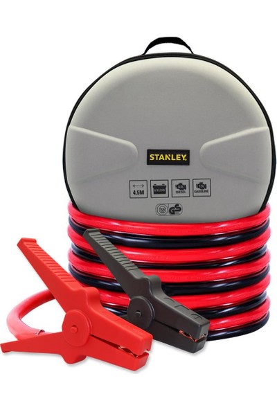 Stanley SXA14 6V/12V/24V 480AMPER 4,5metre 35MM² Akü Takviye Kablosu