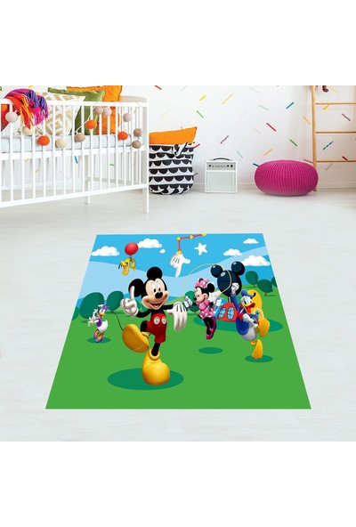 On the clouds Mickey Mouse Halı Dijital Baskı Yıkanabilir Kaymaz Taban Çocuk Odası Halısı On the clouds Mickey Mouse Halı Dijital Baskı Yıkanabilir Kaymaz Taban Çocuk Odası Halısı