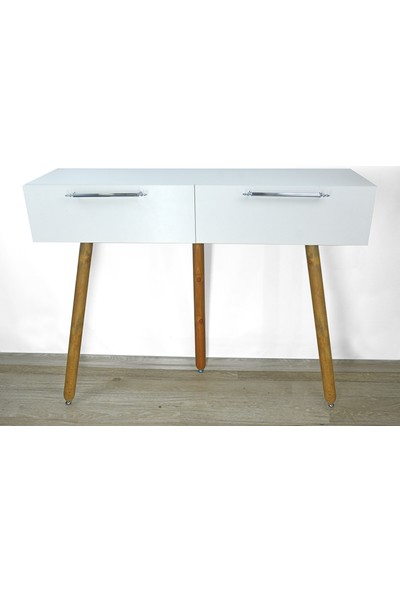 Bayz Beyaz Dresuar Konsol 2 Çekmeceli Duvara Monteli Dolap Bayz Beyaz Dresuar Konsol 2 Çekmeceli Duvara Monteli Dolap
