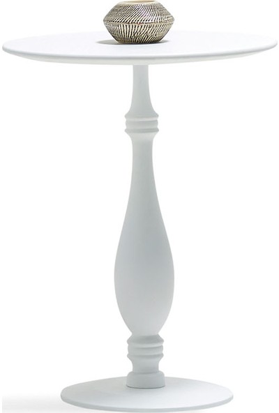 Enza Home Rattan Yan Sehpa Büyük