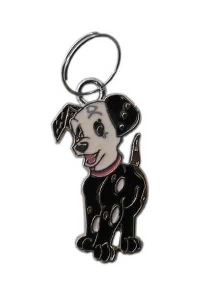 ANS Köpek Tasma Aksesuarı Dalmaçyalı Köpek Isimlik 2.5 cm Siyah ANS Köpek Tasma Aksesuarı Dalmaçyalı Köpek Isimlik 2.5 cm Siyah