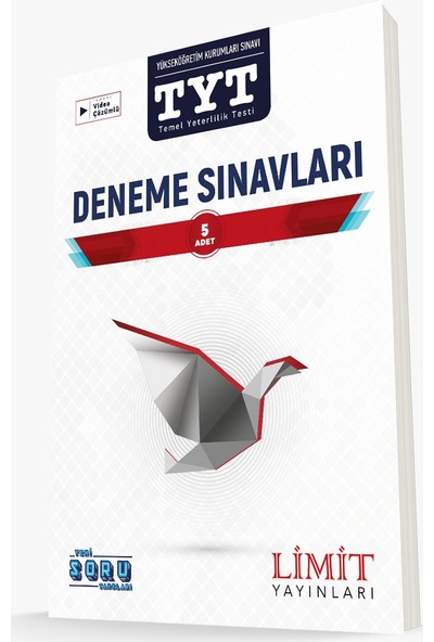 Limit Yayınları TYT 5'li Deneme Seti Limit Yayınları TYT 5'li Deneme Seti