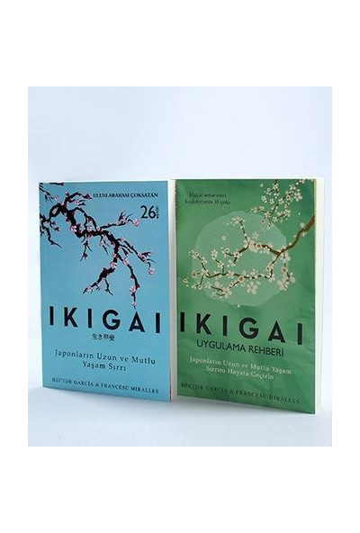 İkigai Japonların Uzun ve Mutlu Yaşam Sırrı 2 Kitap Set