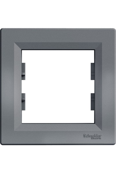 Schneider Asfora Plus Tekli Çerçeve Çelik EPH5800162 Schneider Asfora Plus Tekli Çerçeve Çelik EPH5800162