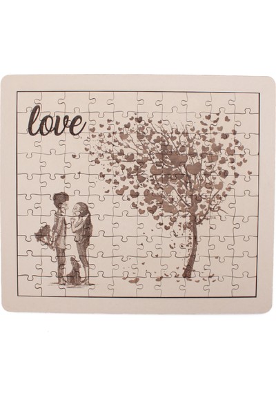 Lora Wedding Sevgililer Günü Için Özel 100 Parça Puzzle Yapboz