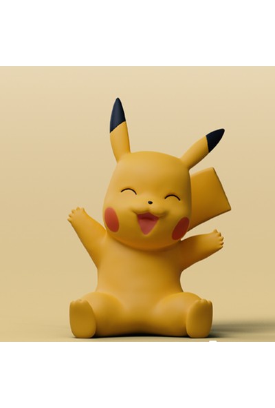 3d House Pikachu Figürü 13 cm
