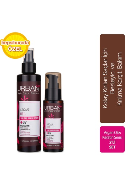 Urban Care Argan Oil & Keratin Serisi 2'li Set