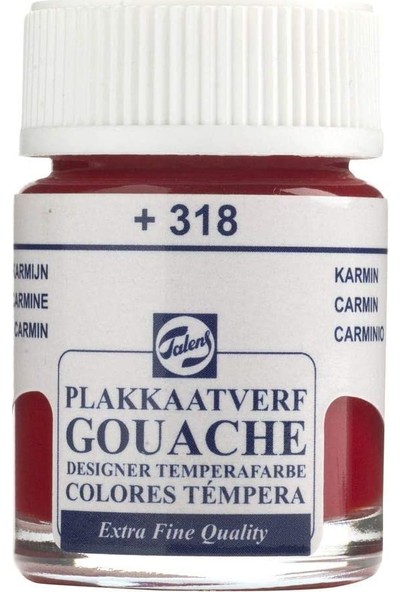 Talens Guaj Boya 16 ml Carmine Kırmızı 318 Talens Guaj Boya 16 ml Carmine Kırmızı 318