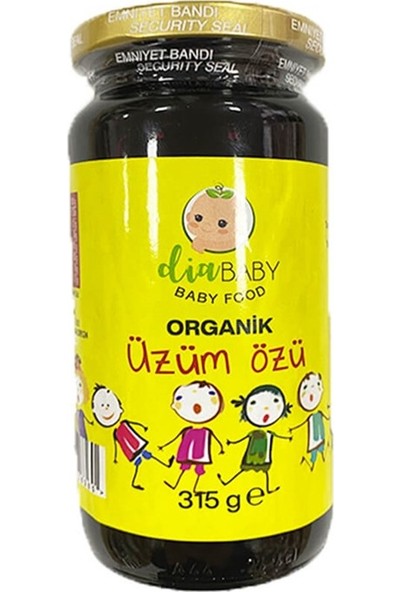 Dia Baby Organik Bebek Üzüm Özü 315 gr