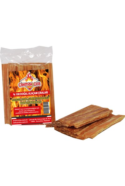 Çakmak Çıra - Doğal Çam Çırası 1 Kg. - Mangal, Soba, Şömine, Barbekü Tutuşturucu