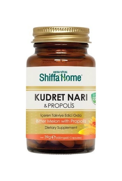 Aksuvital Shiffa Home Kudret Narı Propolis Kapsül 60 Adet Aksuvital Shiffa Home Kudret Narı Propolis Kapsül 60 Adet
