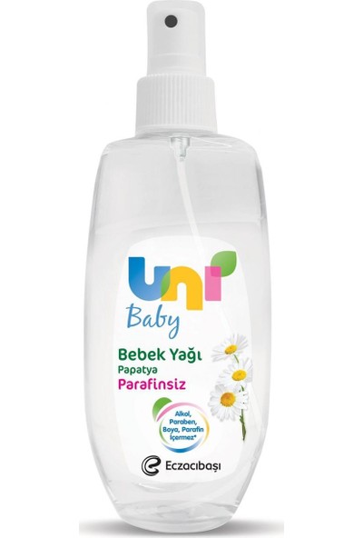 Uni Baby Bebek Bakım Yağı Oil (Papatya) 200 ml Uni Baby Bebek Bakım Yağı Oil (Papatya) 200 ml