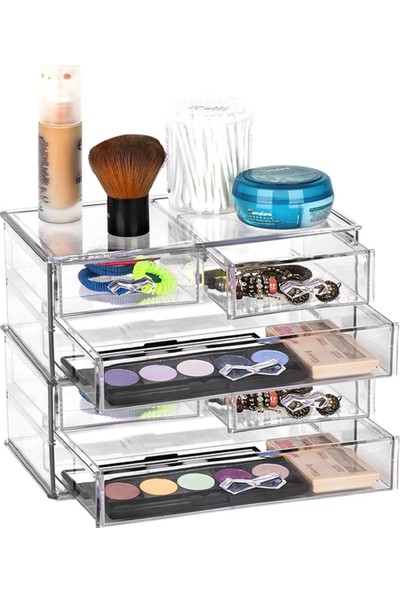 Meleni Home 4 Katlı 6 Çekmeceli Makyaj Organizer Takı Aksesuar Düzenleyici Meleni Home 4 Katlı 6 Çekmeceli Makyaj Organizer Takı Aksesuar Düzenleyici