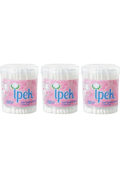Ipek Kulak Temizleme Pamuğu Çubuğu 100 'lü x 3 Paket Ipek Kulak Temizleme Pamuğu Çubuğu 100 'lü x 3 Paket