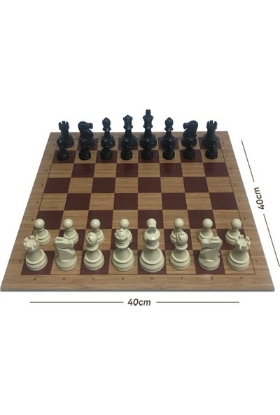 Dgt Satranç Taşları 86 mm - Ahşap Zemin Dgt Satranç Taşları 86 mm - Ahşap Zemin