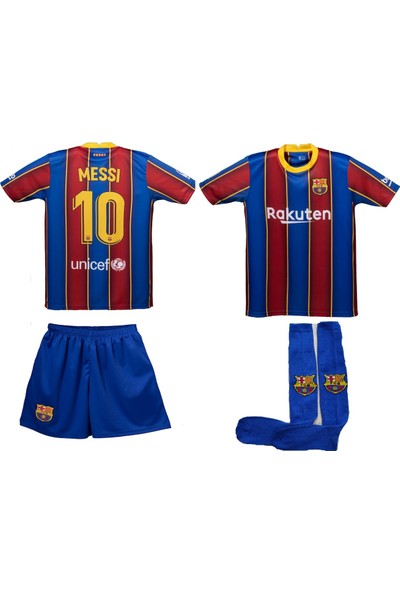 Akyüz Futbol Forma Şort Çorap Seti Messi Barcelona Akyüz Futbol Forma Şort Çorap Seti Messi Barcelona