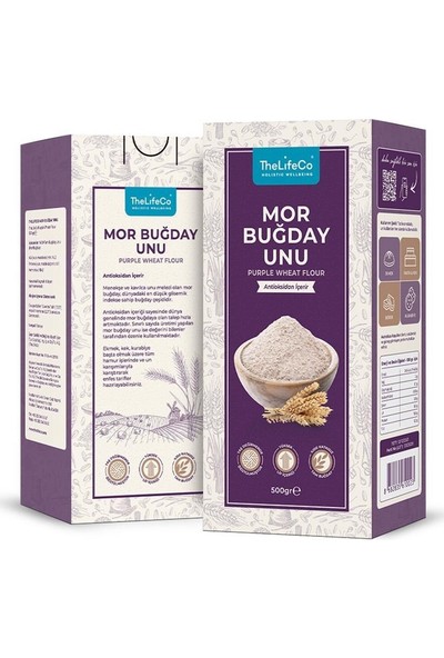 TheLifeCo TheLifeCo Mor Buğday Unu 500 gr