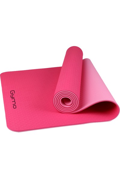 Gymo Ekolojik 6mm Tpe Yoga Matı Pilates Minderi Pembe Gymo Ekolojik 6mm Tpe Yoga Matı Pilates Minderi Pembe