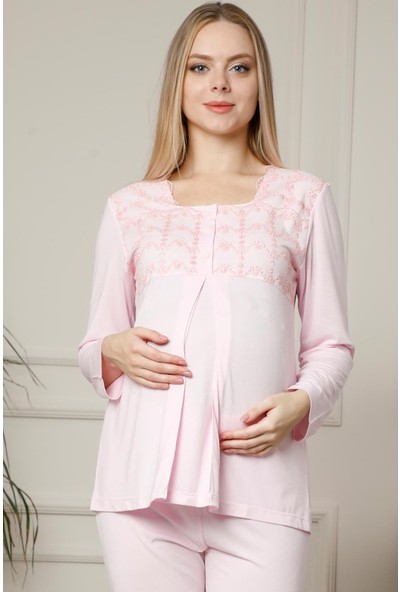 Alimer Lohusa Emzirme Pijama Takım