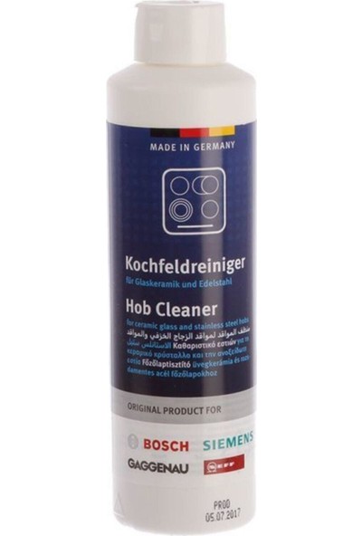 Bosch Seramik ve Cam Ocaklar Için Temizlik ve Bakım Kremi Bosch Seramik ve Cam Ocaklar Için Temizlik ve Bakım Kremi