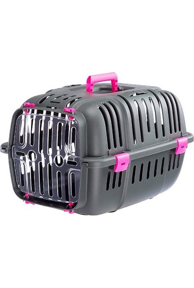 Ferplast jet 10 Uçağa Uygun Kedi Köpek Taşıma Çantası Pembe