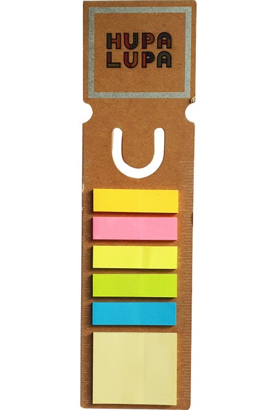 HUPALUPA Geri Dönüşümlü Kitap Ayracı 3'lü