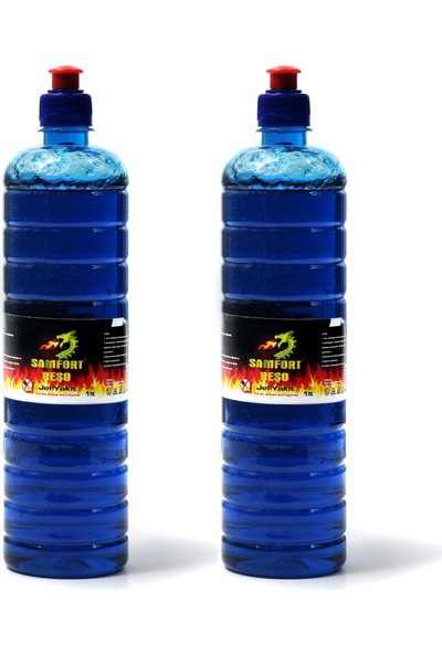 Samfort Reşo Yakıt Jel Mangal Soba Tutuşturucu 1lt 2'li Samfort Reşo Yakıt Jel Mangal Soba Tutuşturucu 1lt 2'li