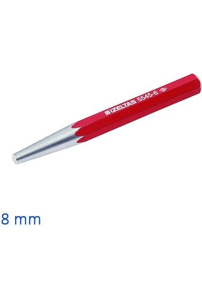 Izeltaş Konik Pim Zımba Boyalı 8 mm